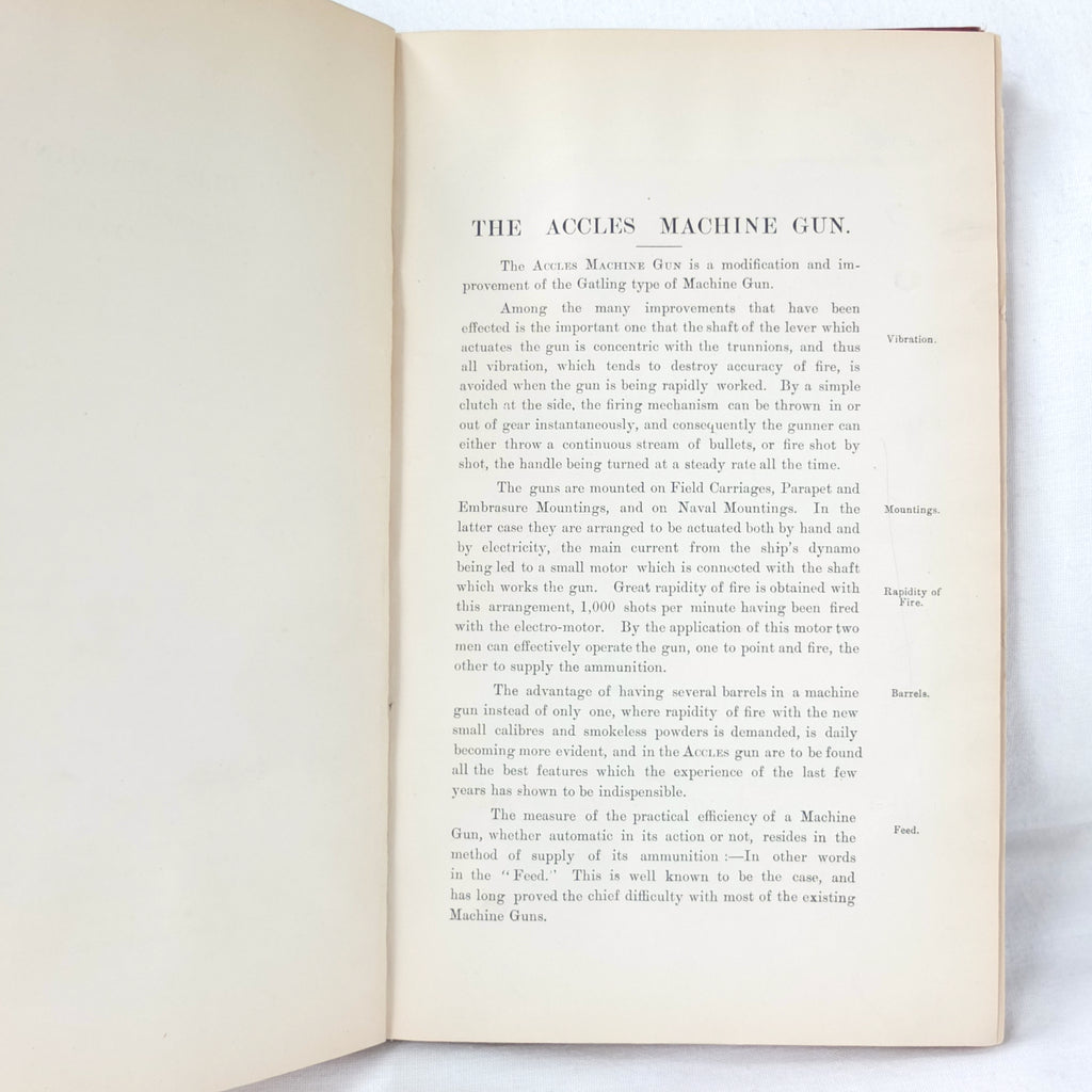 The Accles Machine Gun (1892) – Compass Library