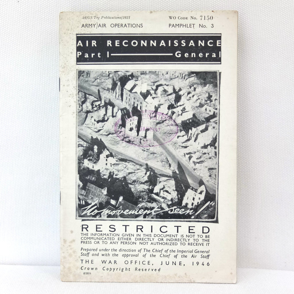 Air Reconnaissance (1946) | WW2 aerial reconnaissance manual – Compass ...