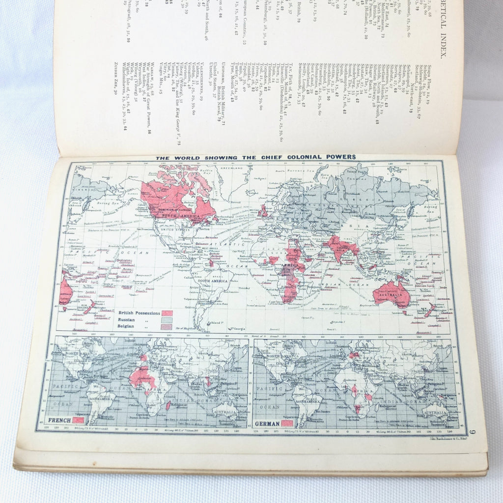 Atlas of the War (1914) | Thomas Nelson's Atlas of the Great War ...