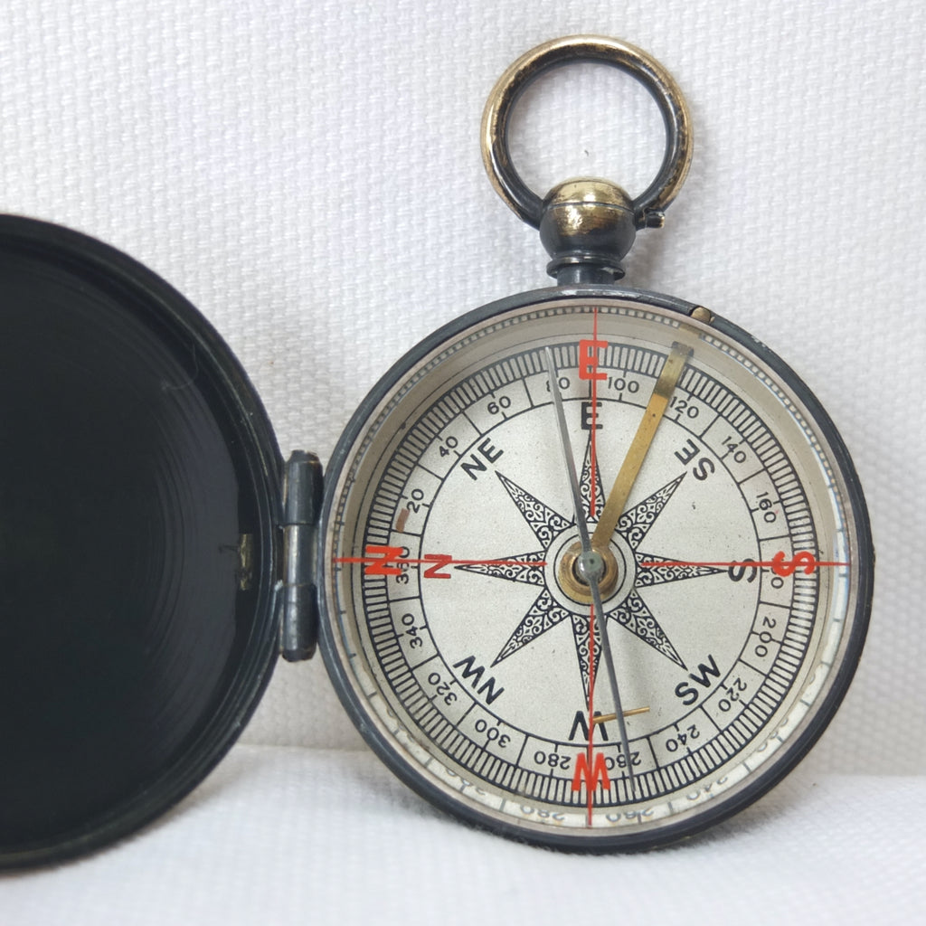 Francis Barker Hunter Cased Pocket Compass c.1880 – Compass Library