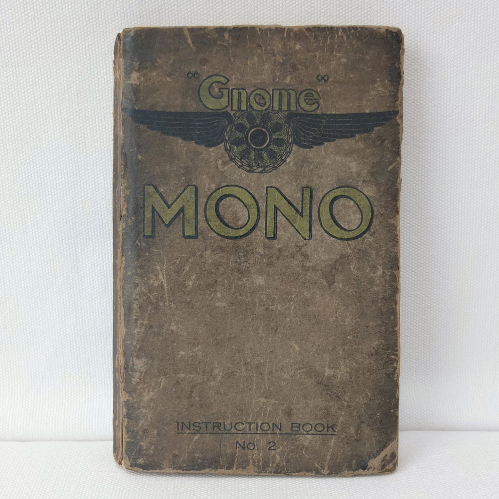 Gnome Mono (1916) | WW1 Royal Flying Corps Engine Manual – Compass Library