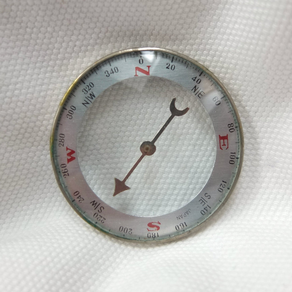 Vintage Japanese Transparent Compass c.1950 – Compass Library