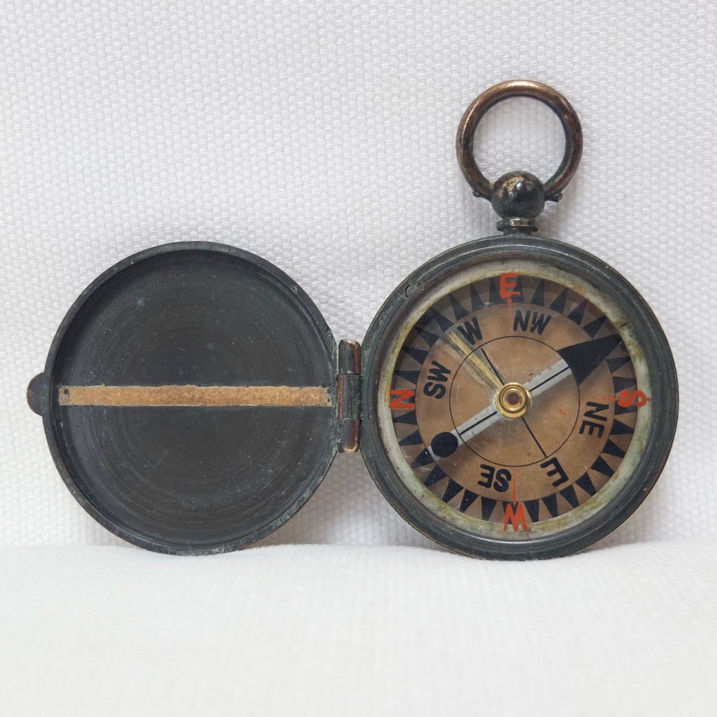 Barker Mica Dial Military Night Marching Compass c.1877 – Compass Library