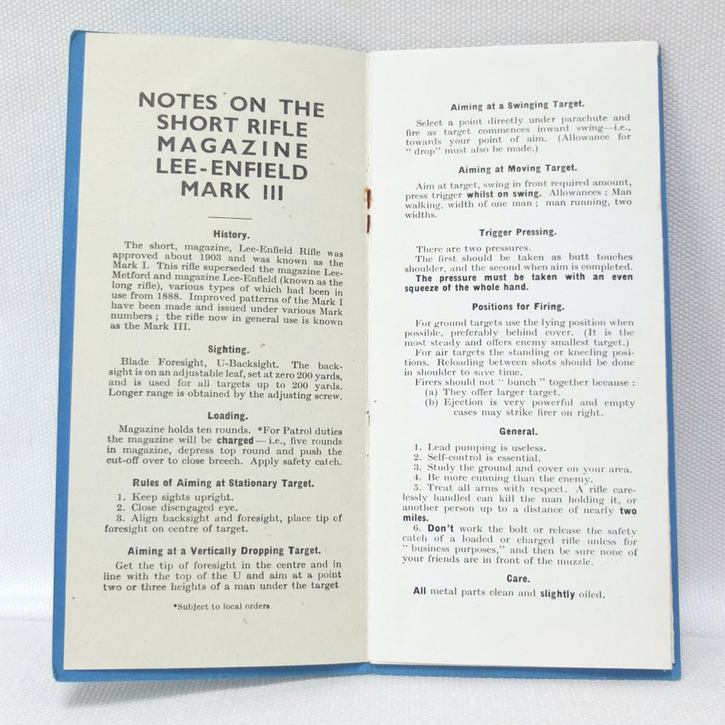 The Mechanism of the Short Rifle Magazine Lee Enfield Mark III (1940 ...