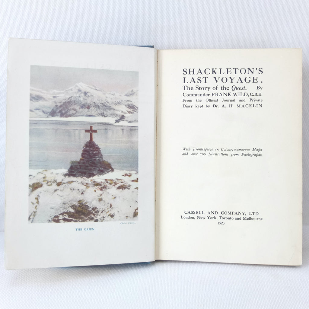 Shackleton's Last Voyage (1923) | Signed by J. A. McIlroy – Compass Library