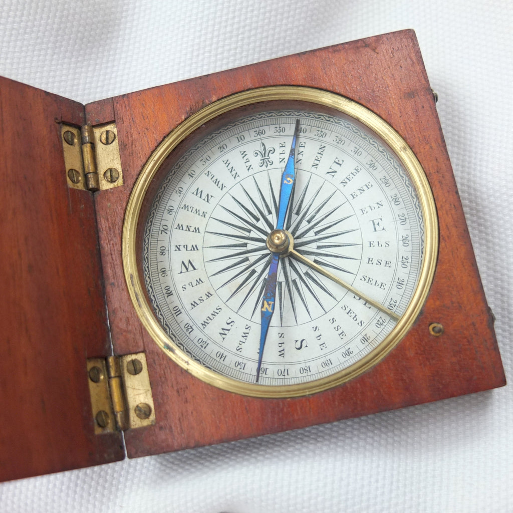 Victorian Wooden Pocket Compass c.1840 – Compass Library