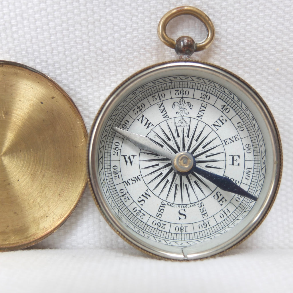 Antique Francis Barker Pocket Compass c.1890 | Compass Library