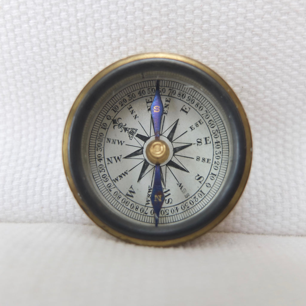Antique Francis Barker Miniature Pocket Compass c.1890 | Compass Library