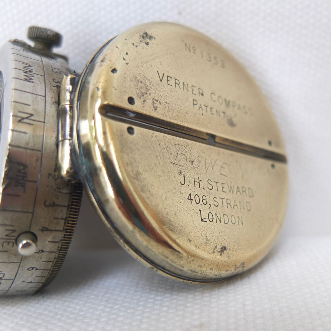 J. H. Steward Verner's Patent Marching Compass – Compass Library