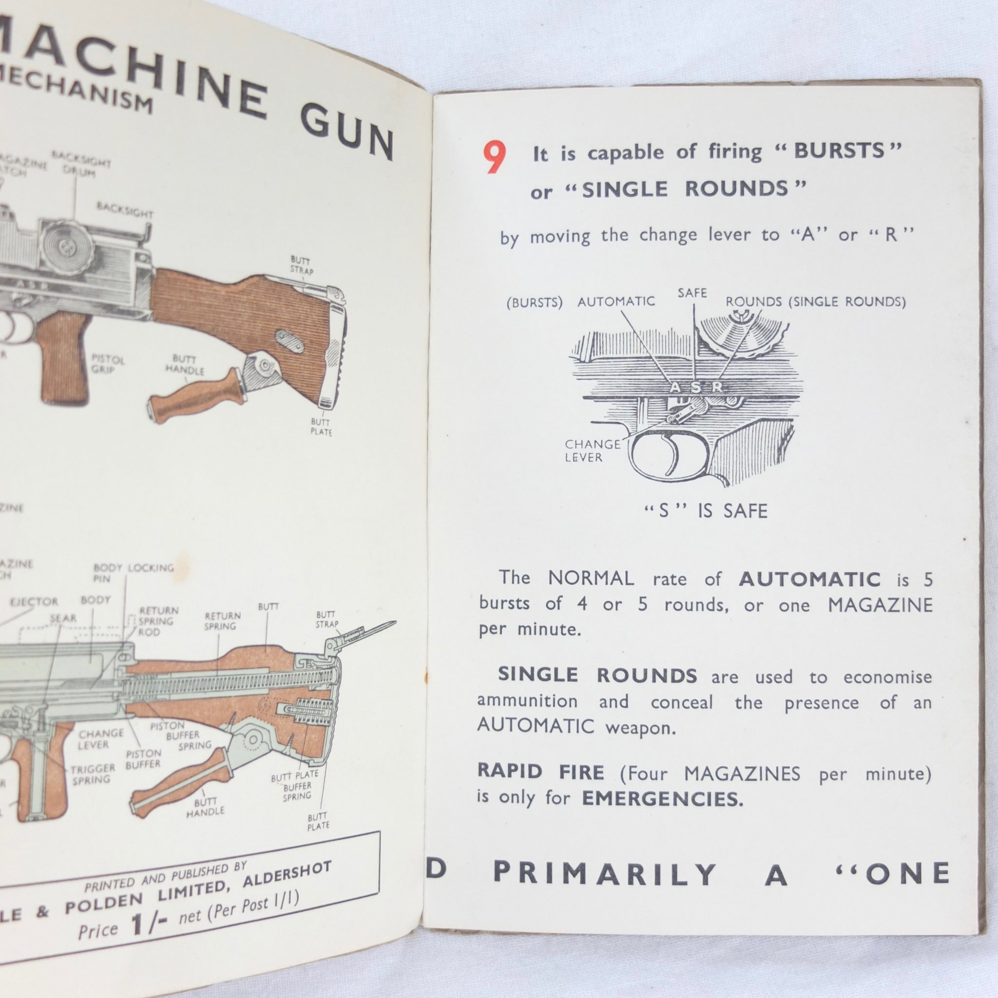 WW2 Bren Gun Manual | Gale & Polden | Compass Library