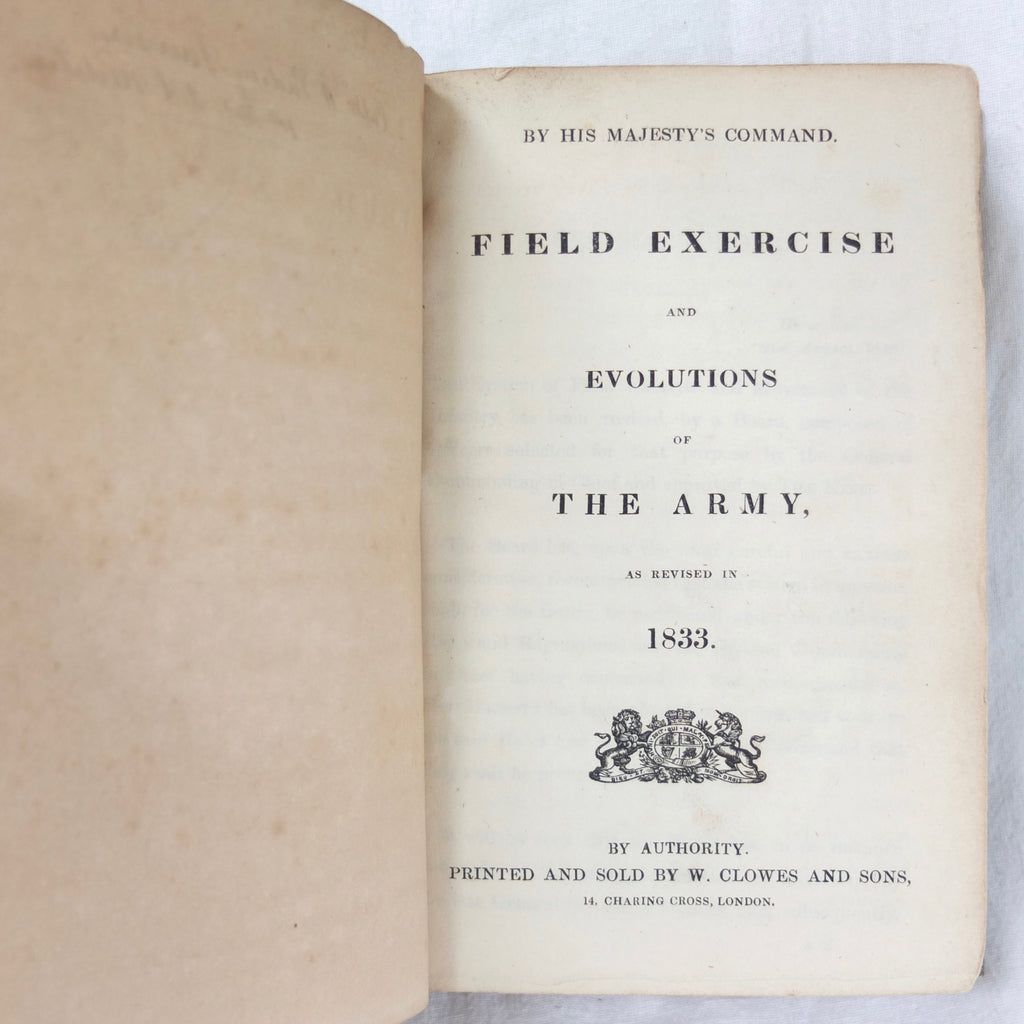 Field Exercise of the Army (1833) | 1st Royal Lancashire Militia ...