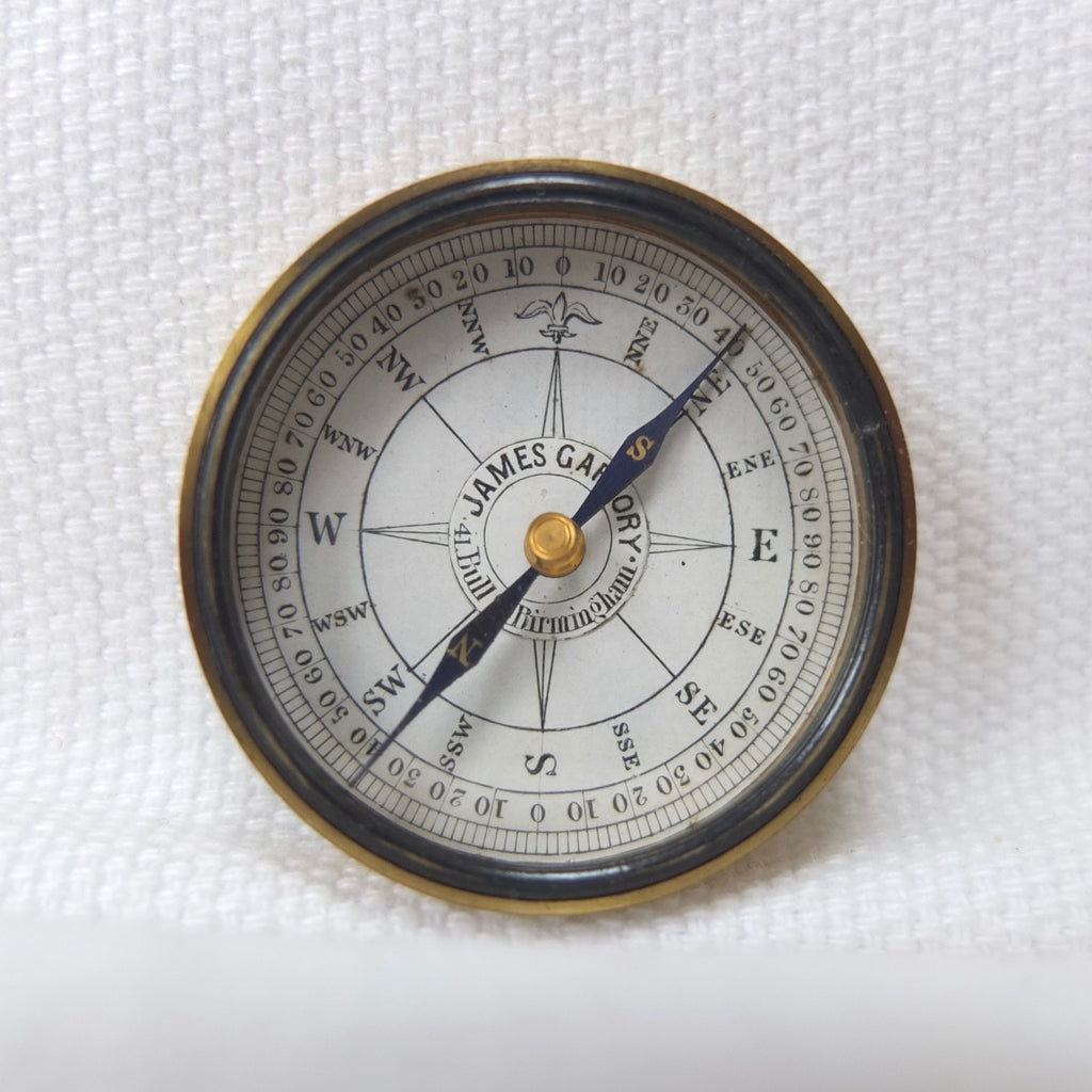 James Gargory, Birmingham, Pocket Compass c.1858 – Compass Library