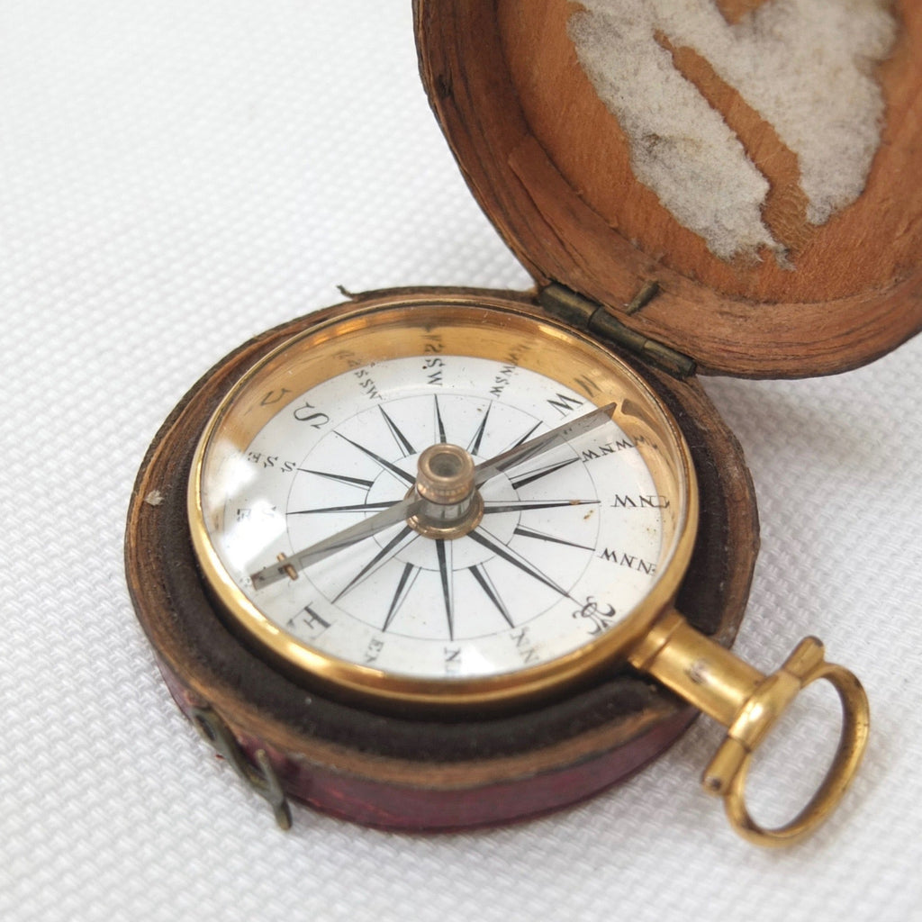 Georgian Gilt Pocket Compass c.1800 – Compass Library