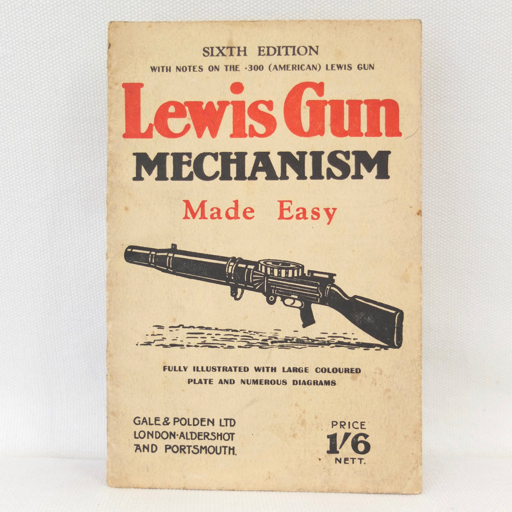 WW2 Lewis Gun Manual | Lewis Gun Mechanism Made Easy – Compass Library
