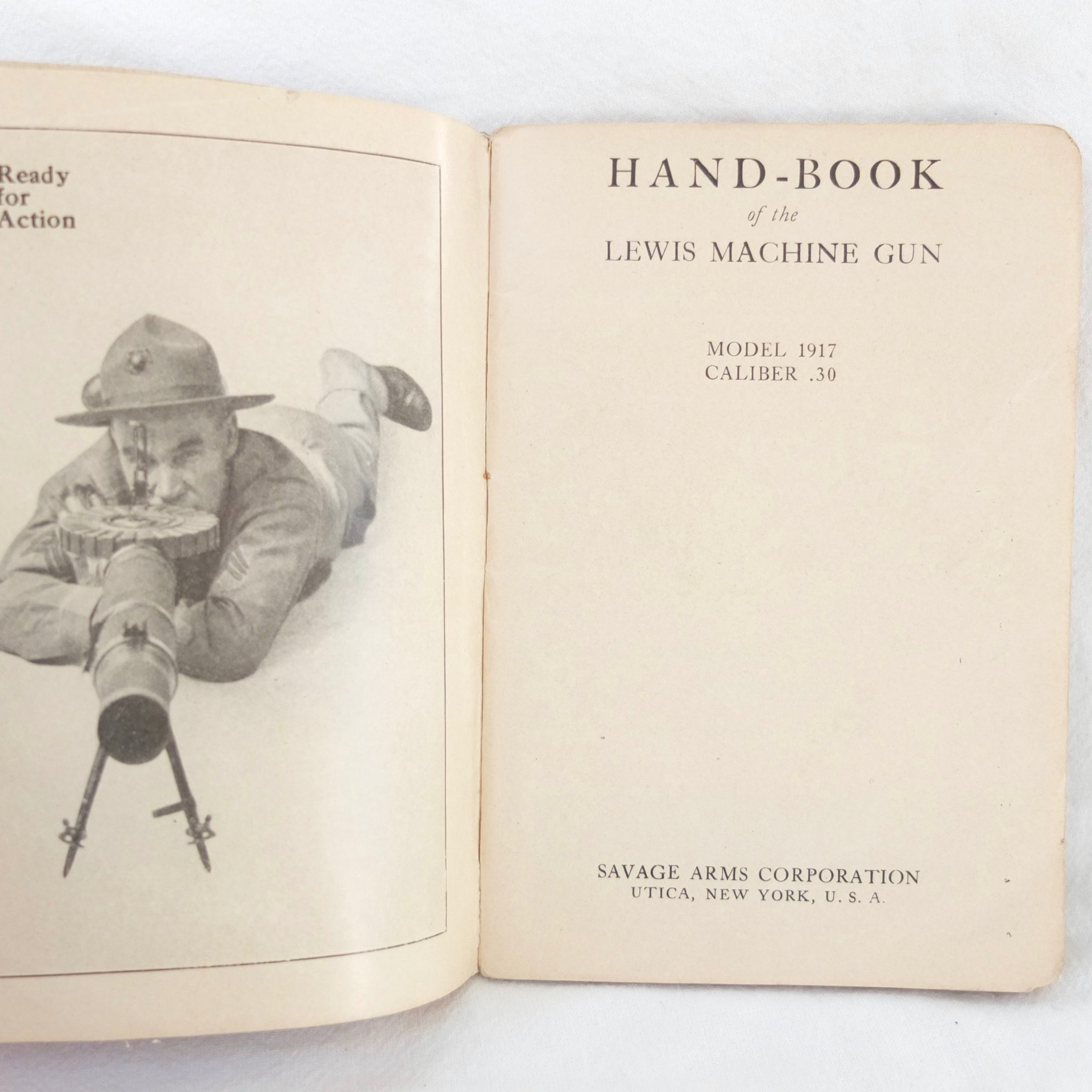 WW1 Lewis Gun Manual | Handbook of the Lewis Gun (1917) – Compass Library