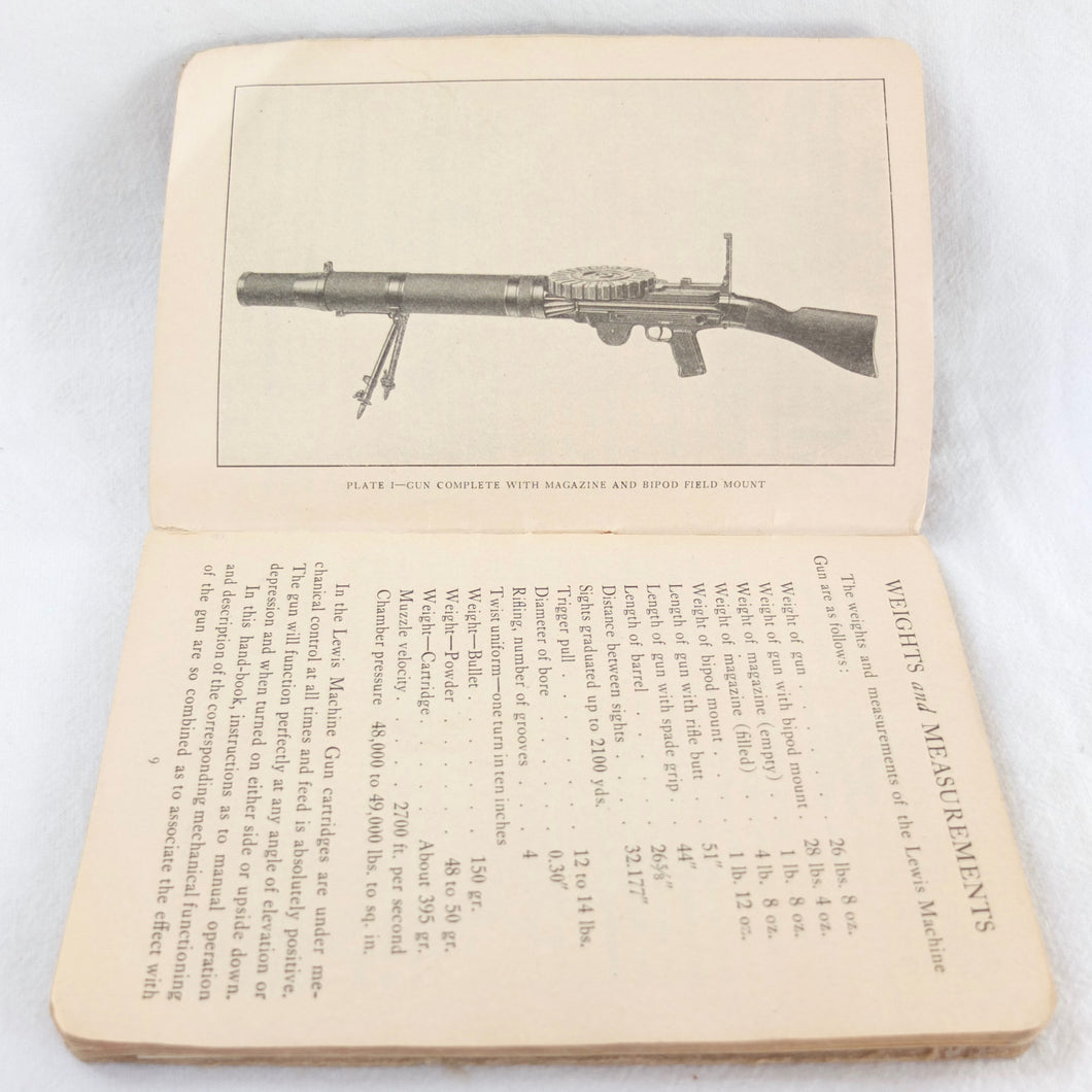 WW1 Lewis Gun Manual | Handbook of the Lewis Gun (1917) – Compass Library