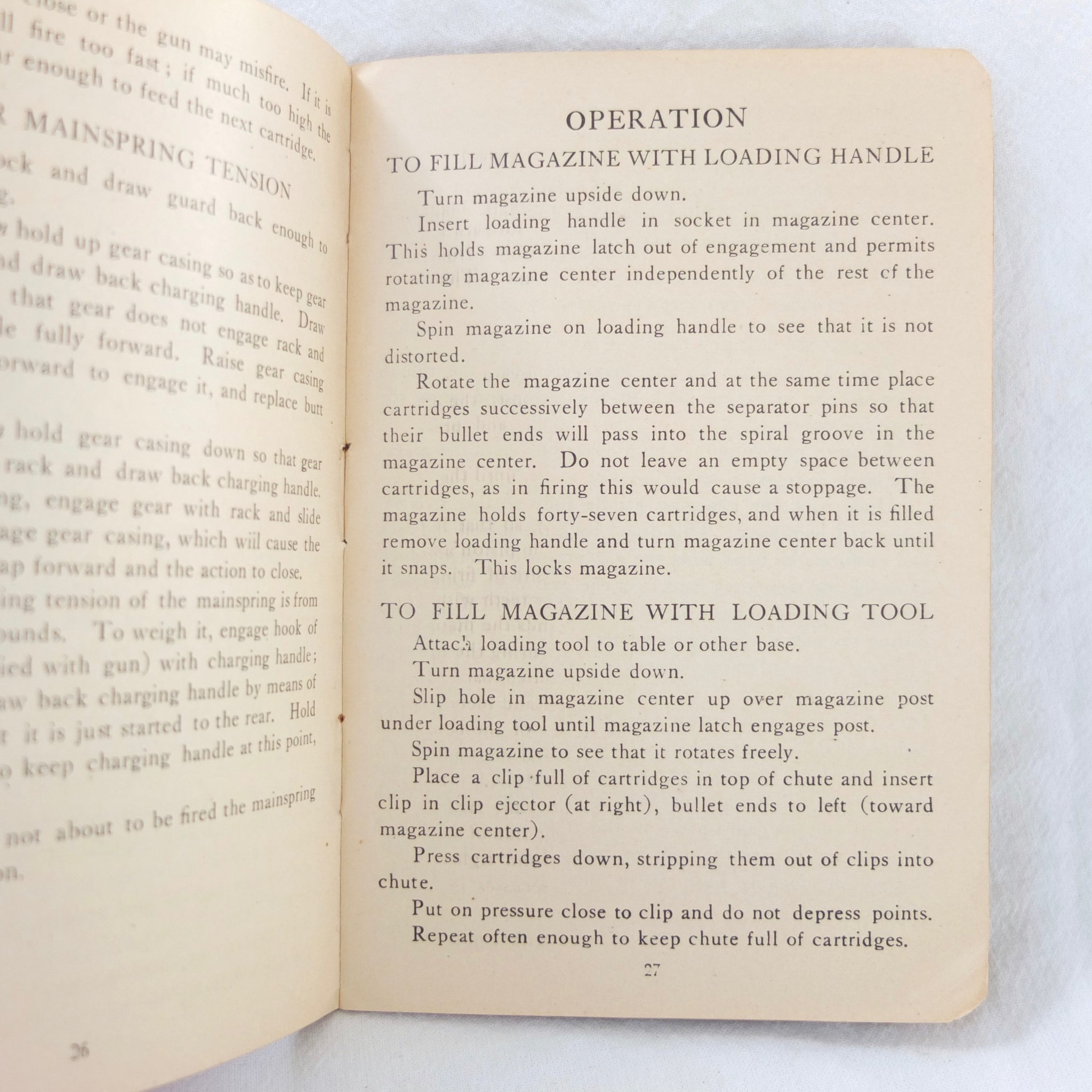 WW1 Lewis Gun Manual | Handbook of the Lewis Gun (1917) – Compass Library