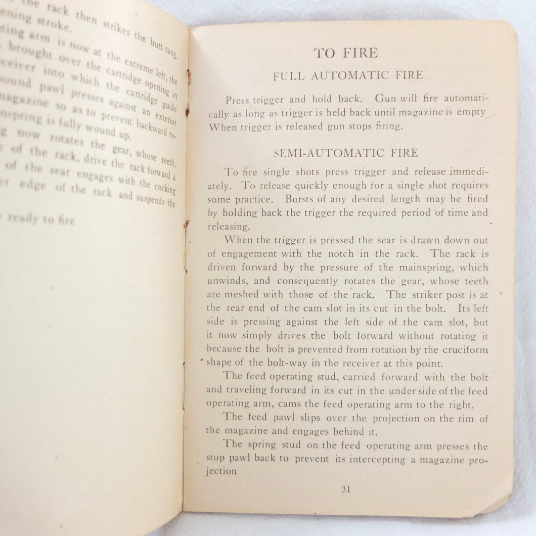 WW1 Lewis Gun Manual | Handbook of the Lewis Gun (1917) – Compass Library