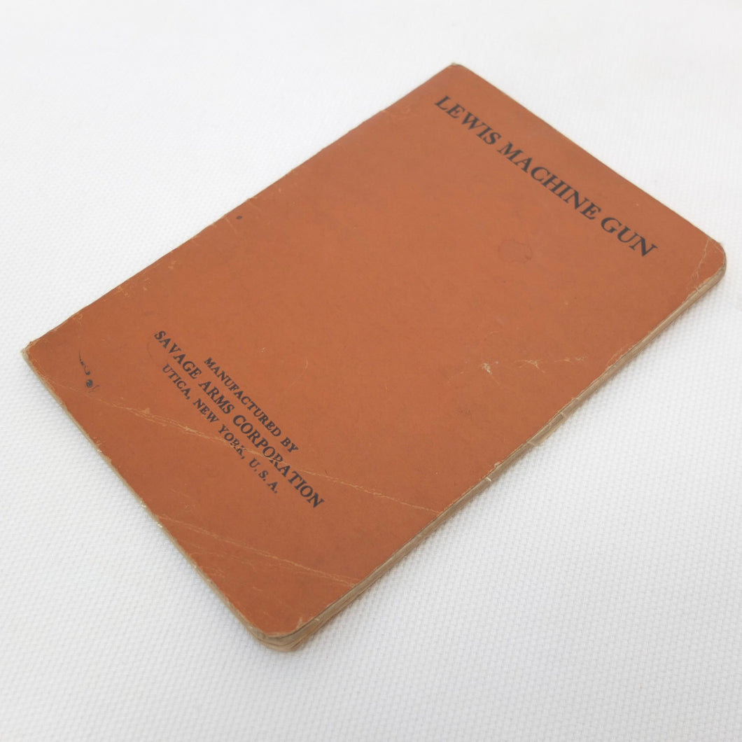 WW1 Lewis Gun Manual | Handbook of the Lewis Gun (1917) – Compass Library