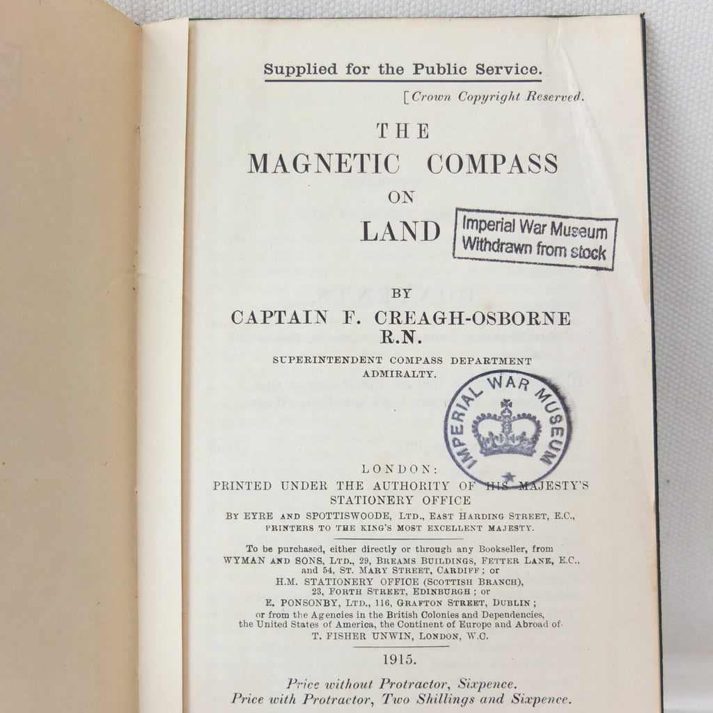 The Magnetic Compass (1915) Captain Creagh-Osborne – Compass Library