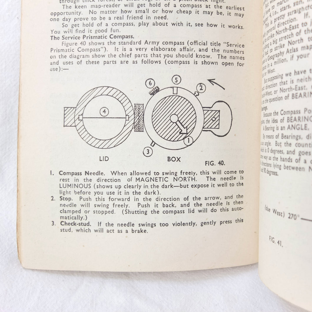 WW2 Compass Manual | Map and Compass Reading | British Army 1943 ...