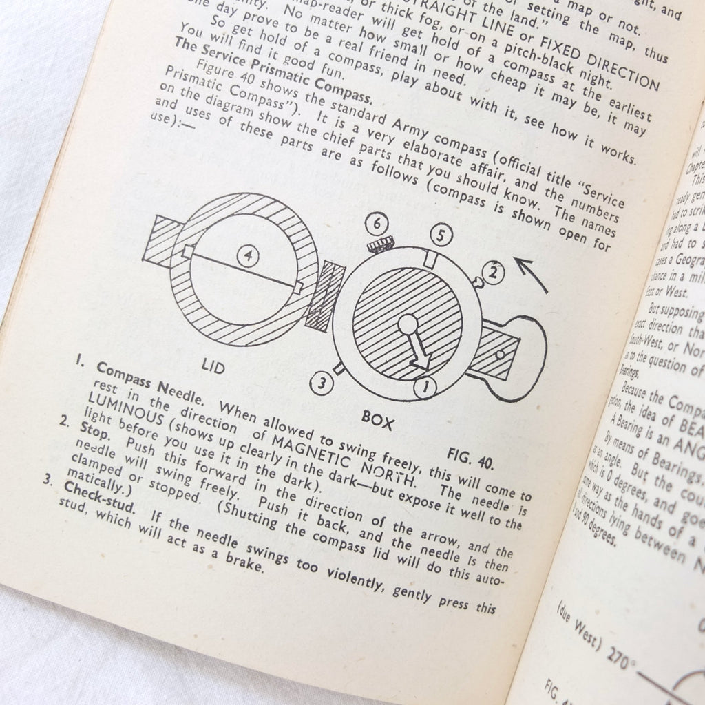 WW2 Compass Manual | Map and Compass Reading | British Army 1943 ...