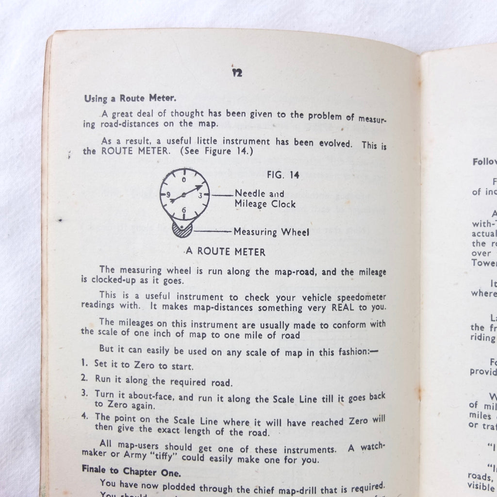WW2 Compass Manual | Map and Compass Reading | British Army 1943 ...