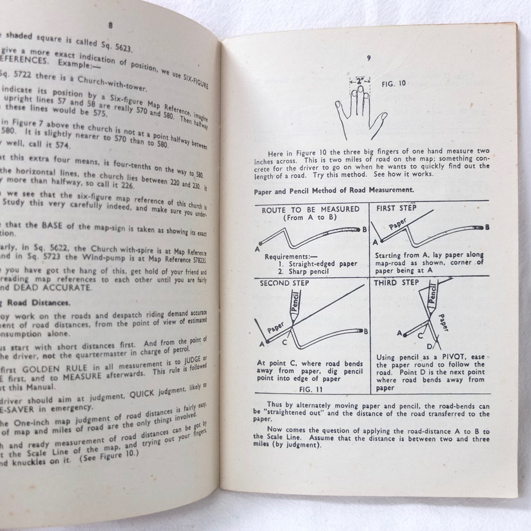 WW2 Compass Manual | Map and Compass Reading | British Army 1943 ...