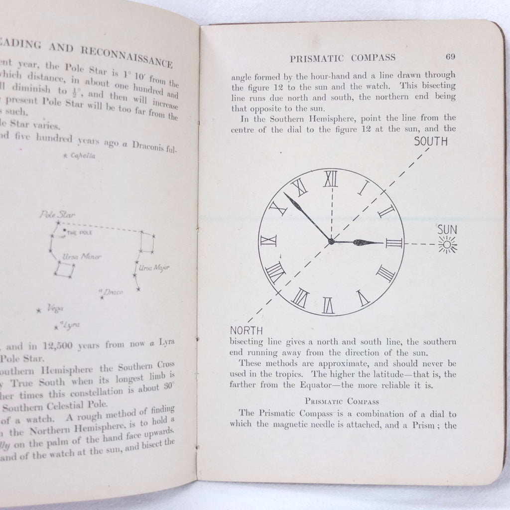 Map Reading and Reconnaissance (1916) | Lt-Col. Macpherson | Compass ...