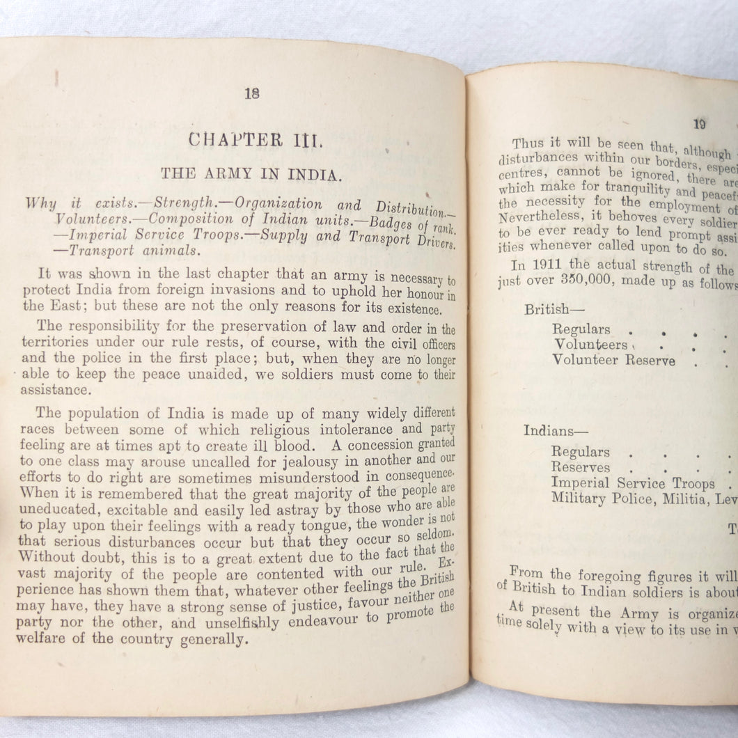 WW1 Manual | Our Indian Empire (1918) | Compass Library