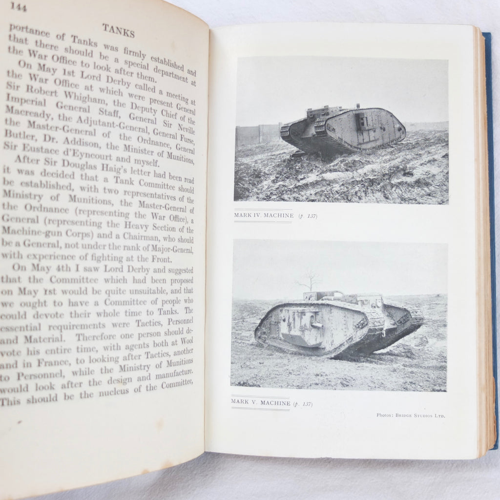 WW1 Tanks 1914-18 | Log Book of a Pioneer | Sir Albert Stern – Compass ...