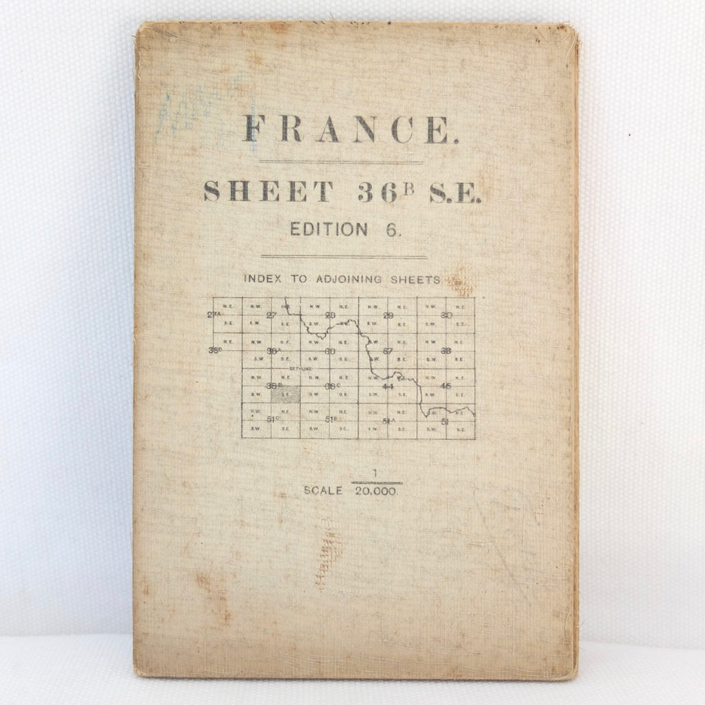WW1 Trench Map (1916) | 36B S.E. 1/20,000 Scale | Compass Library