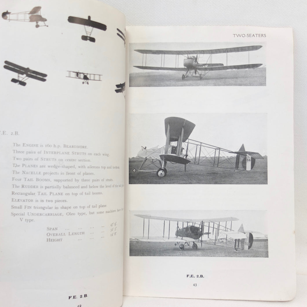 WW1 Royal Air Force recognition manual | Types of British Aeroplanes ...
